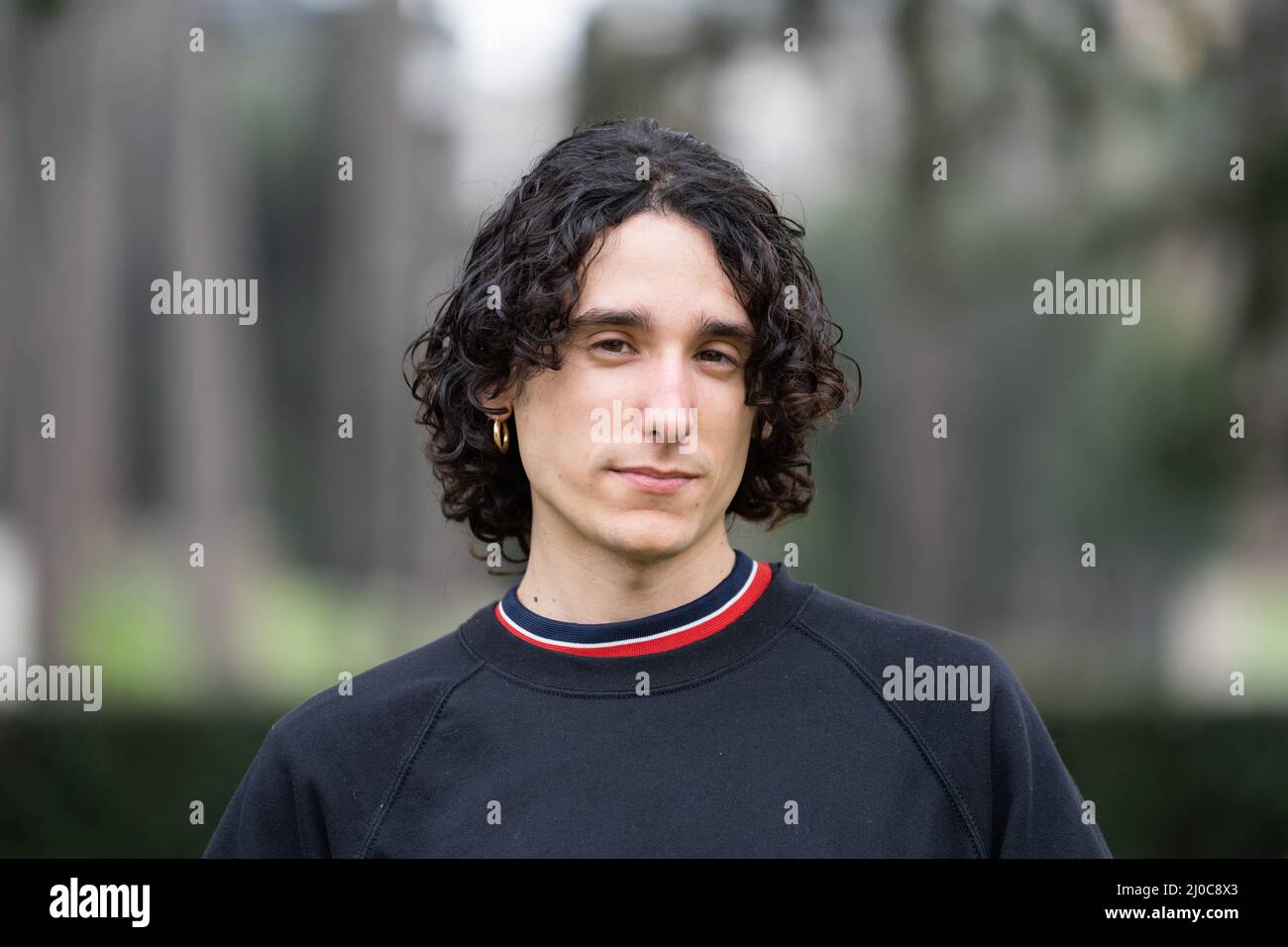 Rome, Italy, March 18, 2022 - Actor Andrea Carpenzano attends the ...