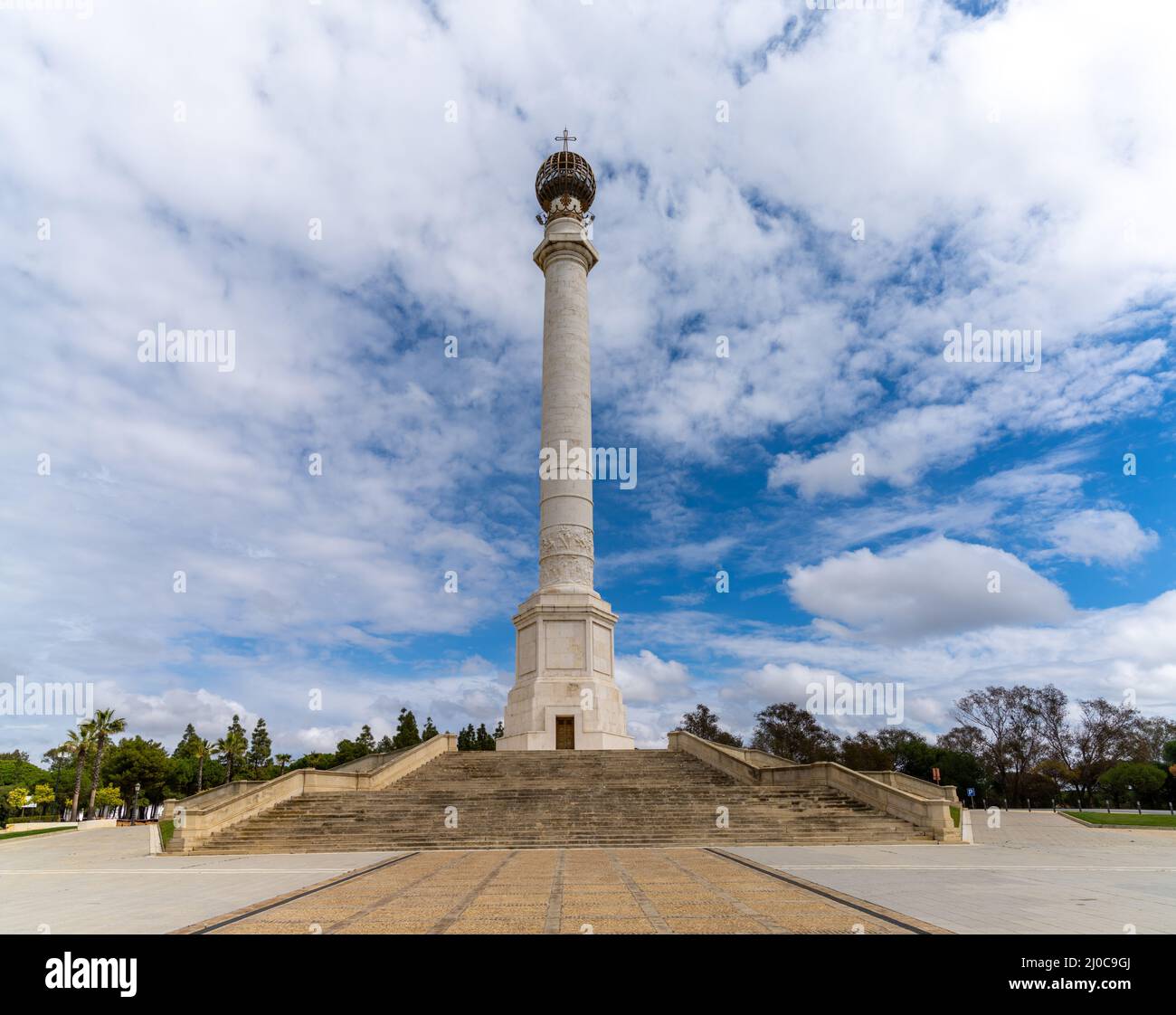 La Rabida, Spain - 14 march, 2022: the Monument to the Discoverers of ...