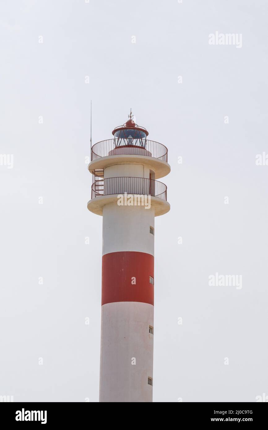 Rota, Spain - 12 March, 2022: view of the historic lighthouse in the ...