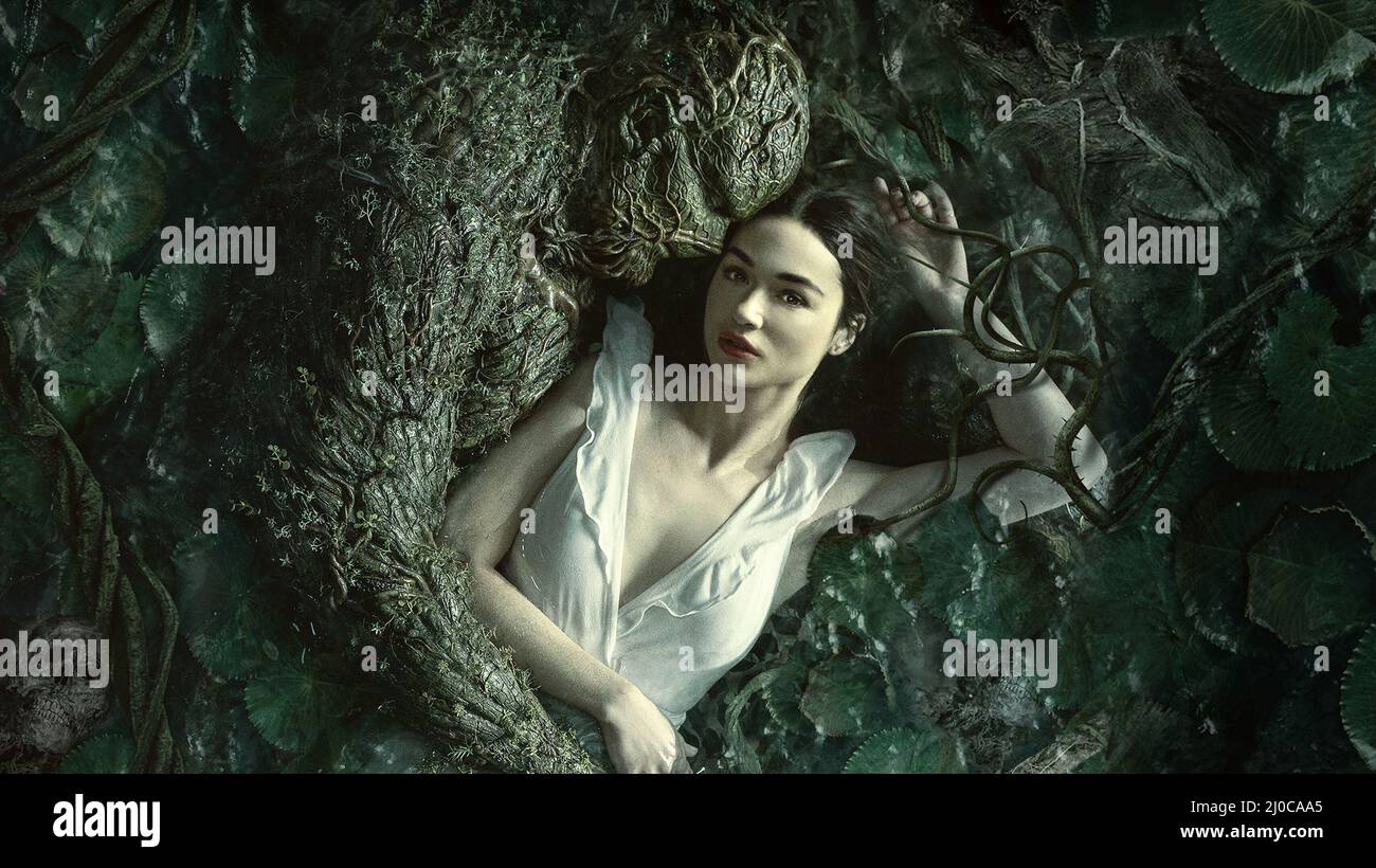 DEREK MEARS and CRYSTAL REED in SWAMP THING (2019), directed by LEN ...