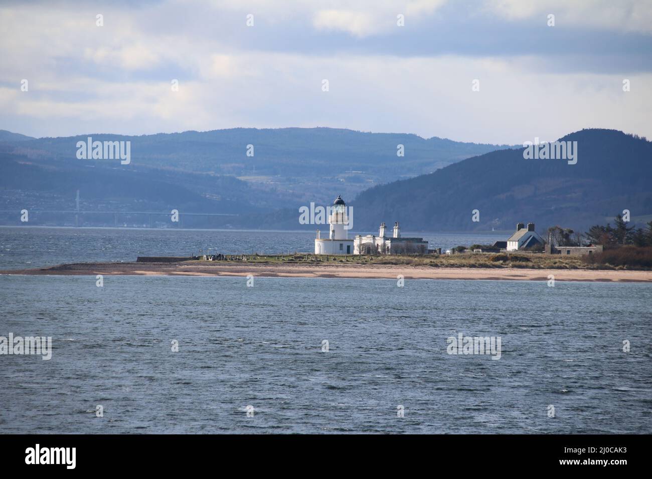 lighthouse at Chanonry Point near Inverness Stock Photo - Alamy
