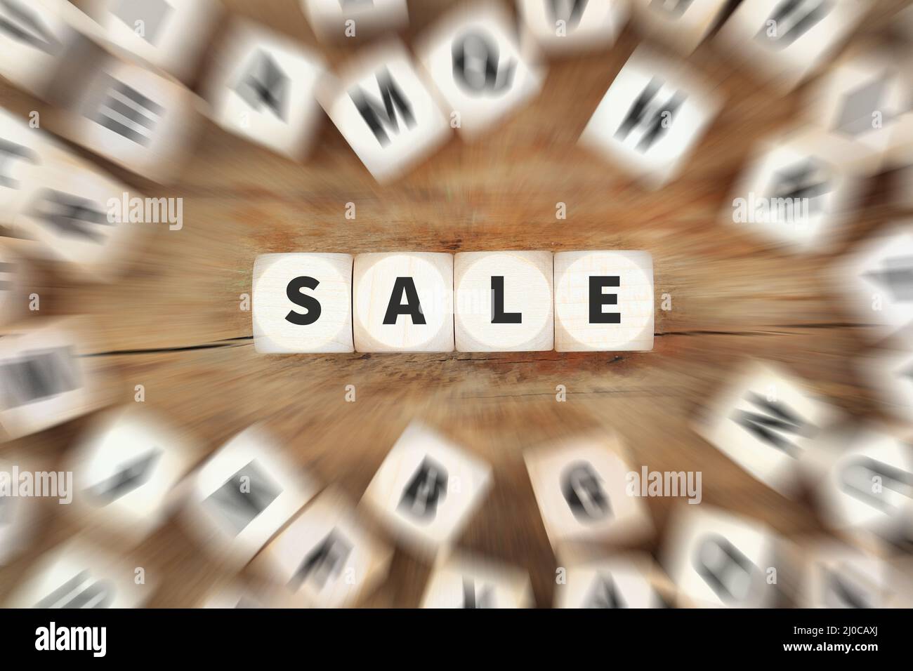 Sale discount reduced clearance sale offer cube business concept Stock ...