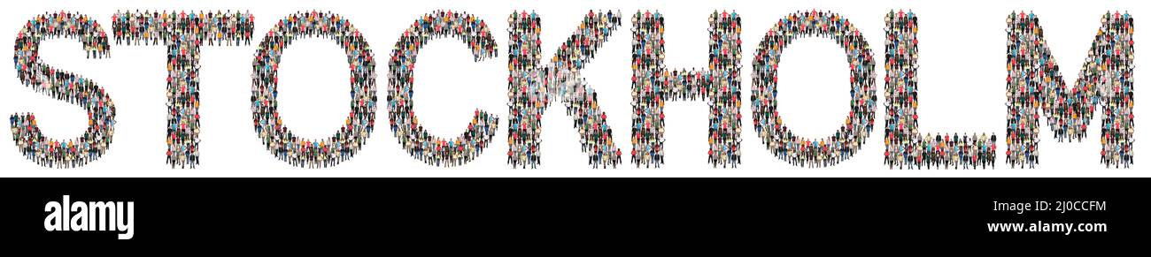 Stockholm people people group people group Stock Photo - Alamy