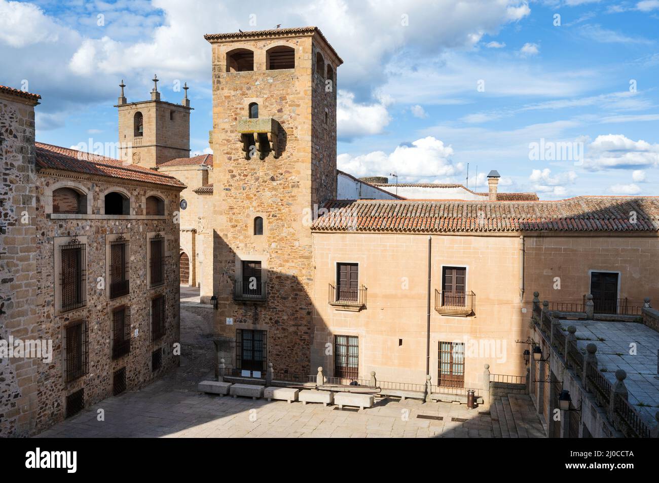 Panoramic view of Caceres, Extremadura, Spain. High quality photo Stock ...
