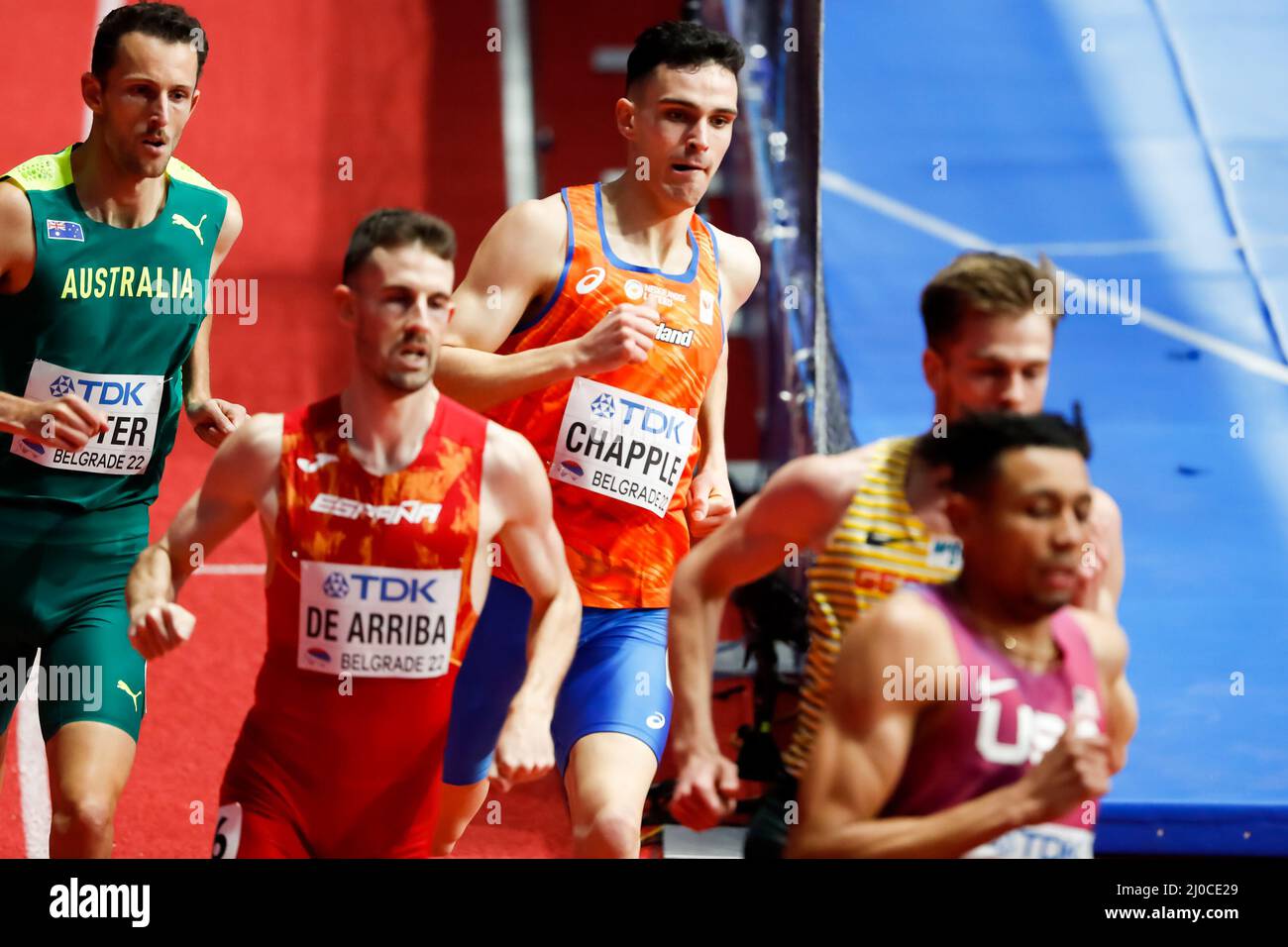 Belgrade, Serbia. 18th Mar, 2022. Samuel Chapple of the Netherlands ...