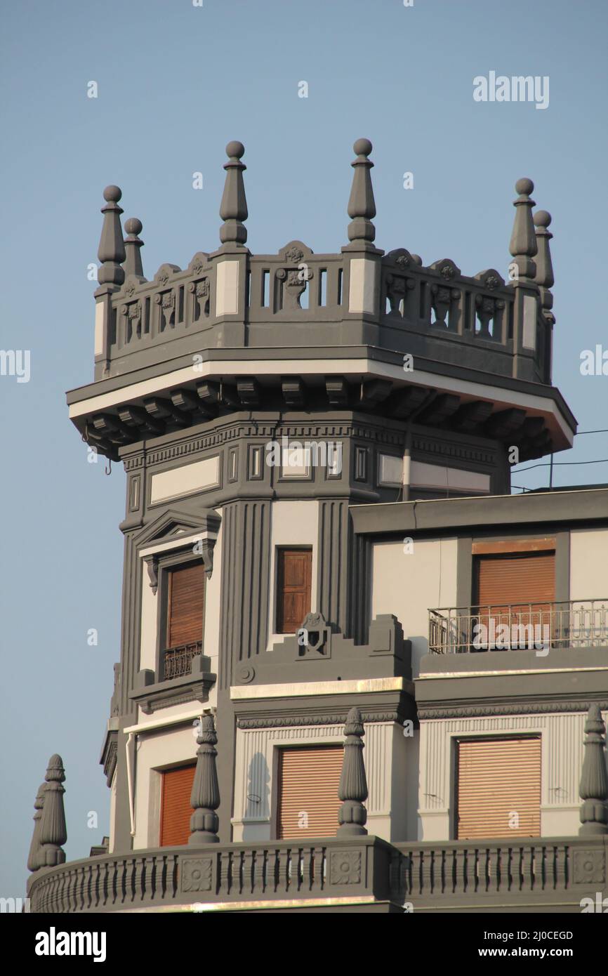 Photo of old historic buildings rooftop in Spain Stock Photo - Alamy