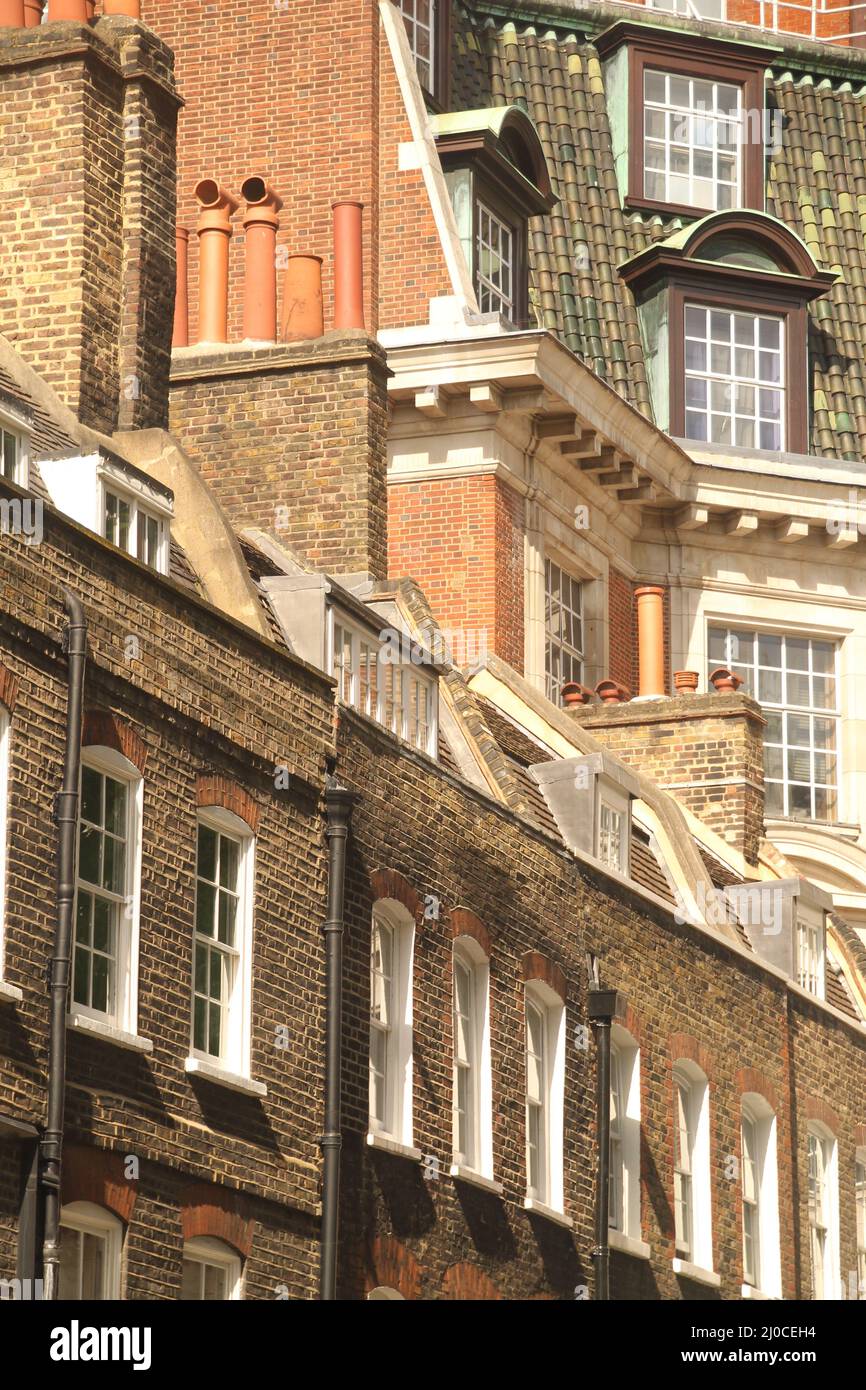 Of old historic street walls in London Stock Photo - Alamy