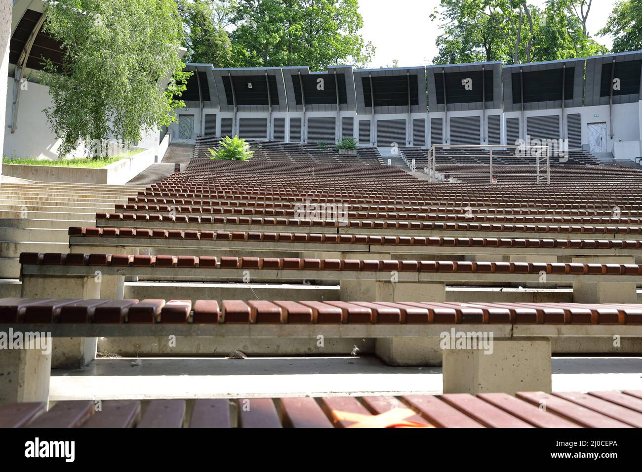 Renovated municipal amphitheater Stock Photo - Alamy