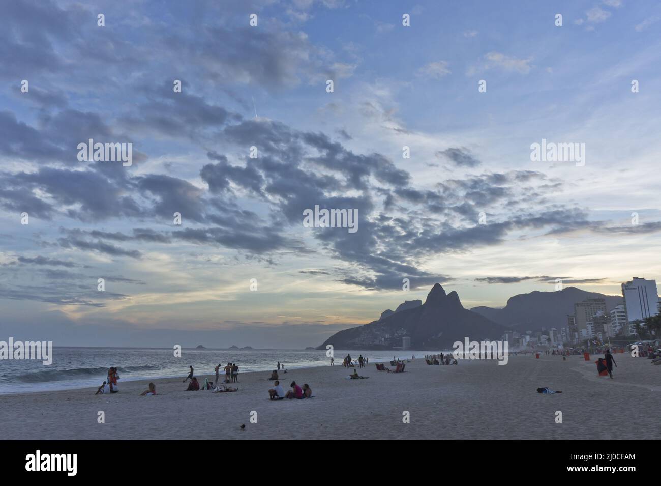 Ipanema Sunset, Rio de Janeiro, Brazil Stock Photo - Alamy