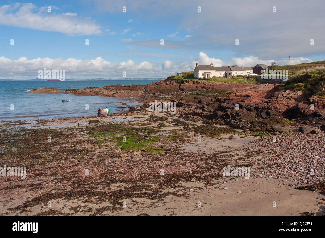 Fisherman's cottage, St Brides, Pembrokeshire Coast National Park Stock ...