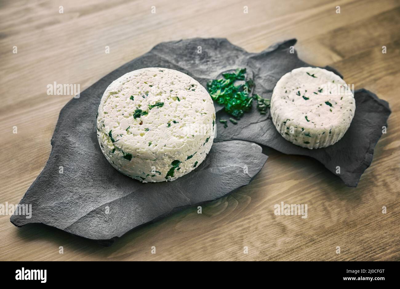 Brie cheese fresh herbs hi-res stock photography and images - Alamy