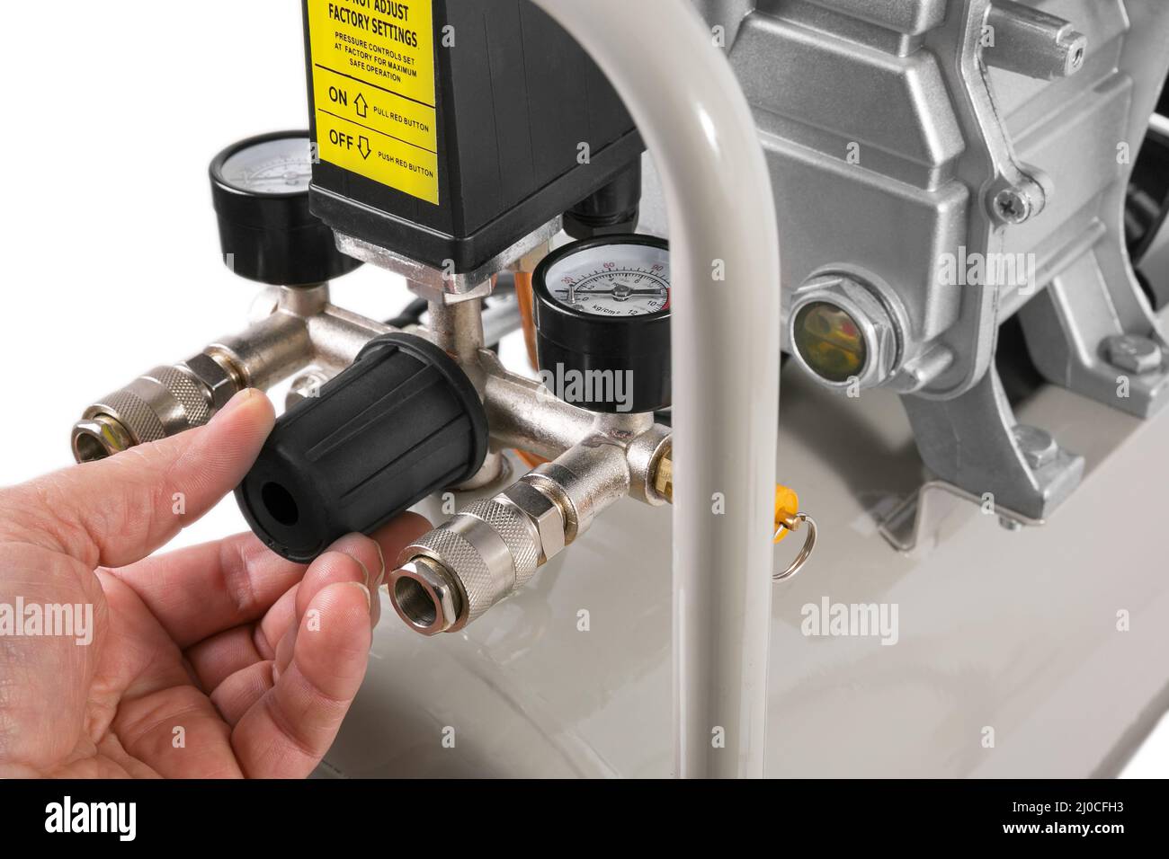 Detail Air Compressor Stock Photo - Alamy