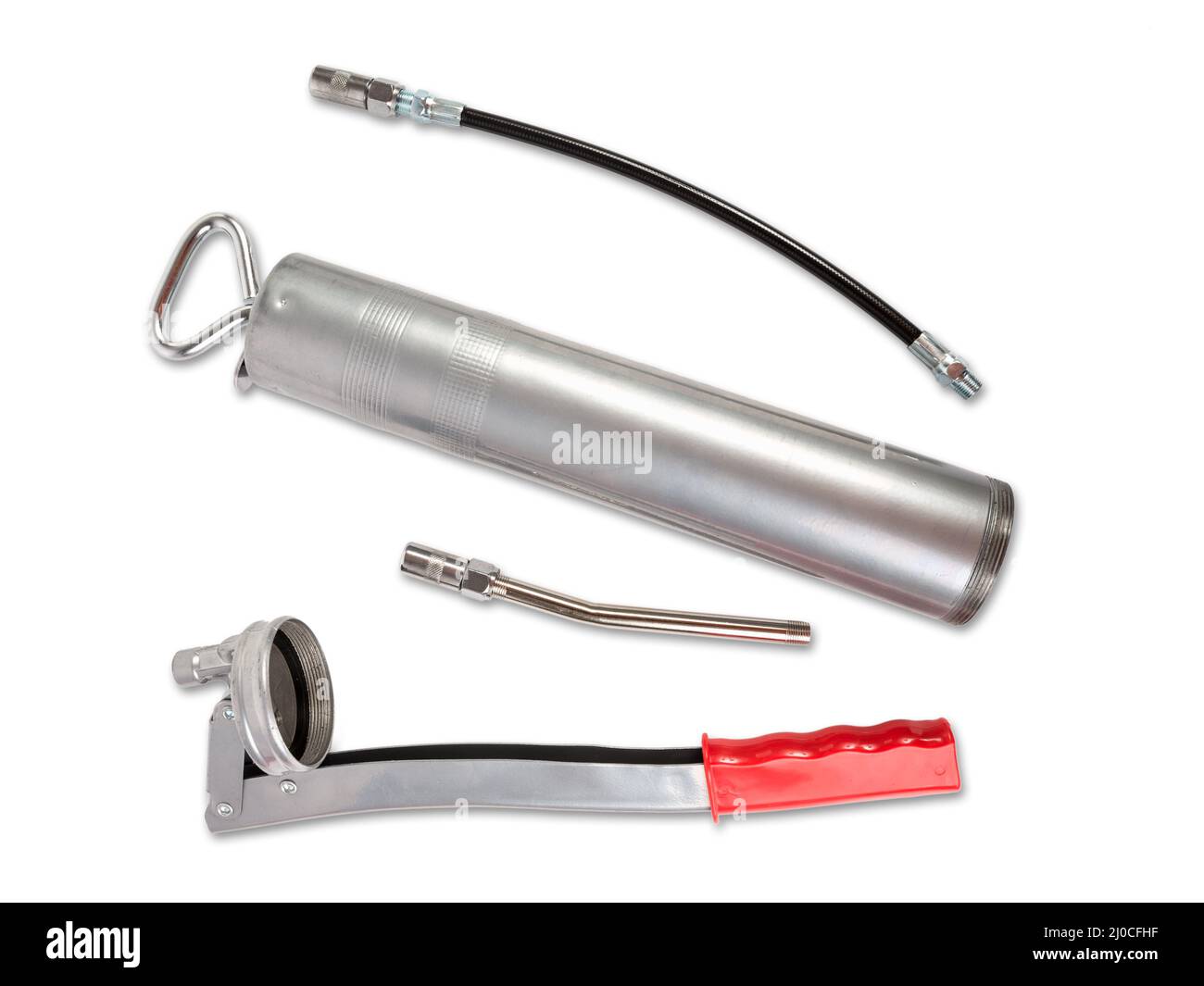 Manual greasing machine for grease Stock Photo - Alamy