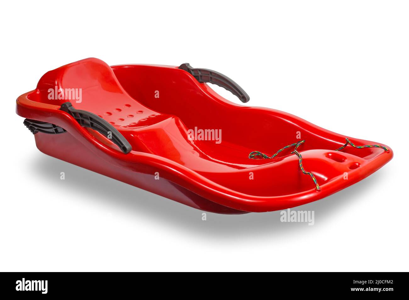 Snow fun kids sledding Cut Out Stock Images & Pictures - Alamy