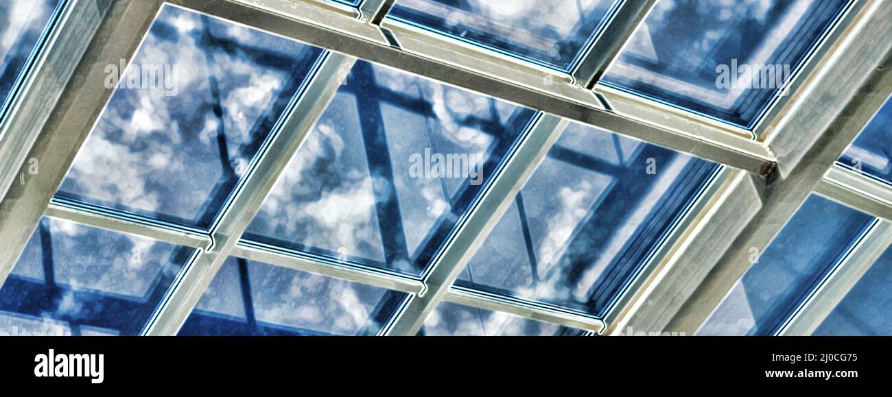 Glass ceiling with window Stock Photo - Alamy Glass ceiling with window Stock Photo - Alamy