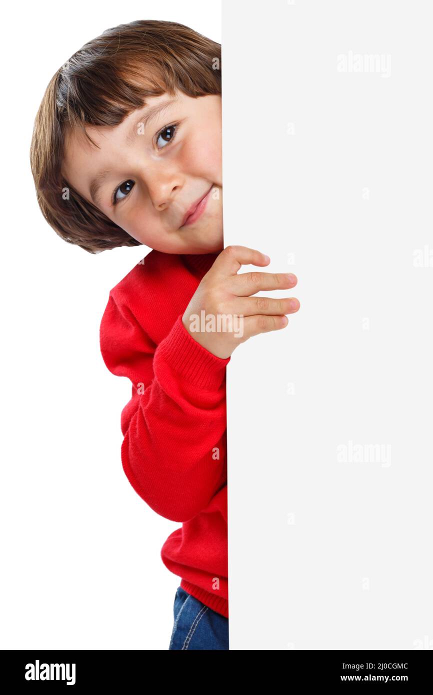 Child little boy advertising marketing sign blank portrait text free ...