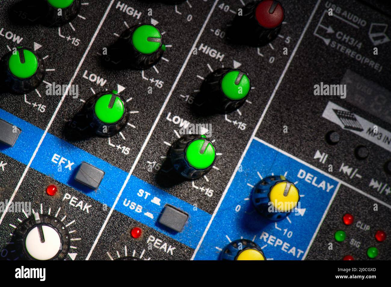 Controls knobs hi-res stock photography and images - Alamy