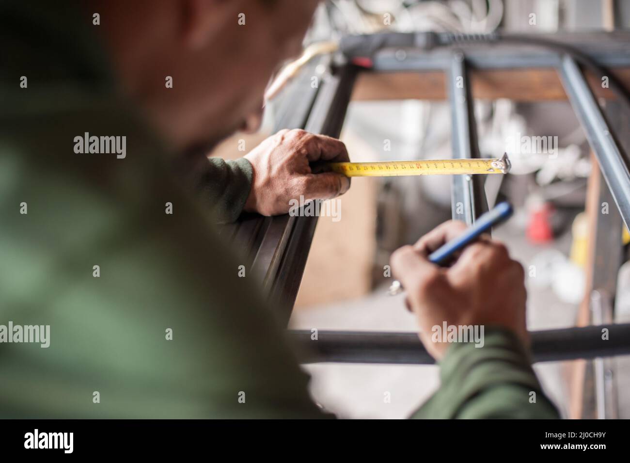 Safety steel ruler hi-res stock photography and images - Alamy