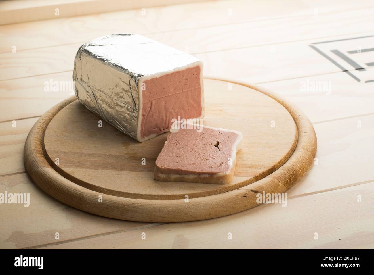 Liver cheese with egg hi-res stock photography and images - Alamy