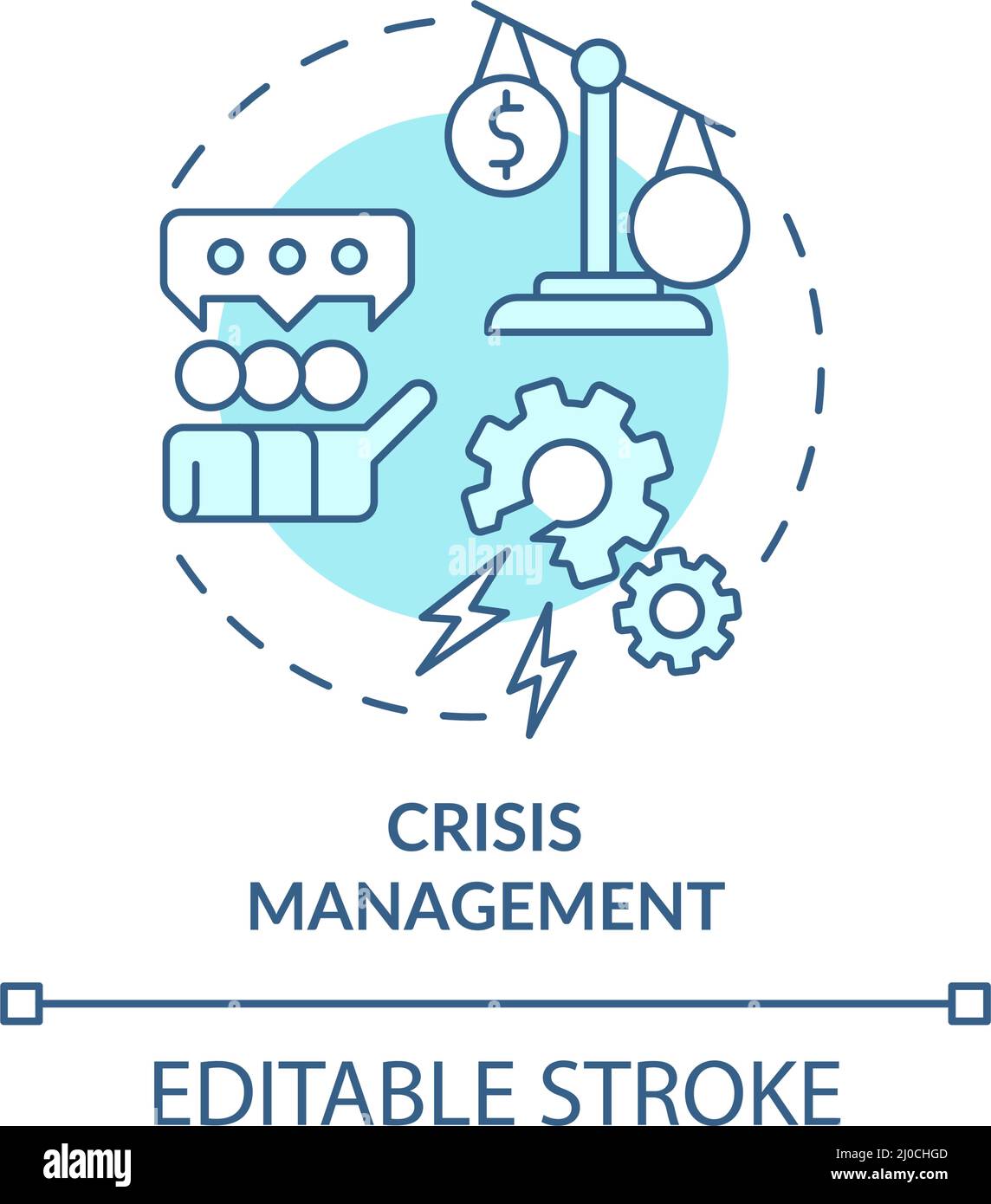 Crisis management turquoise concept icon Stock Vector Image & Art - Alamy Crisis management turquoise concept icon Stock Vector Image & Art - Alamy