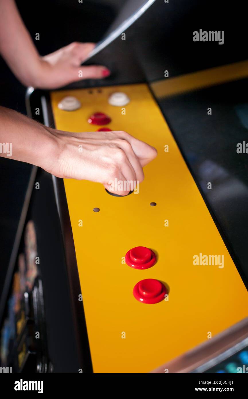 Playing compute games hi-res stock photography and images - Alamy