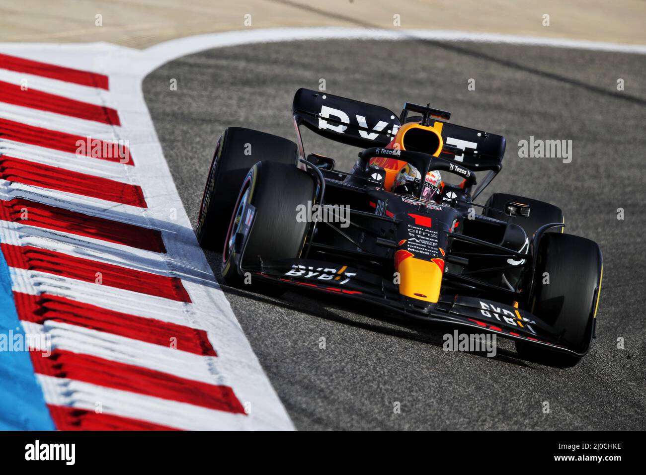 Sakhir, Bahrain. 18th Mar, 2022. Max Verstappen (NLD) Red Bull Racing ...