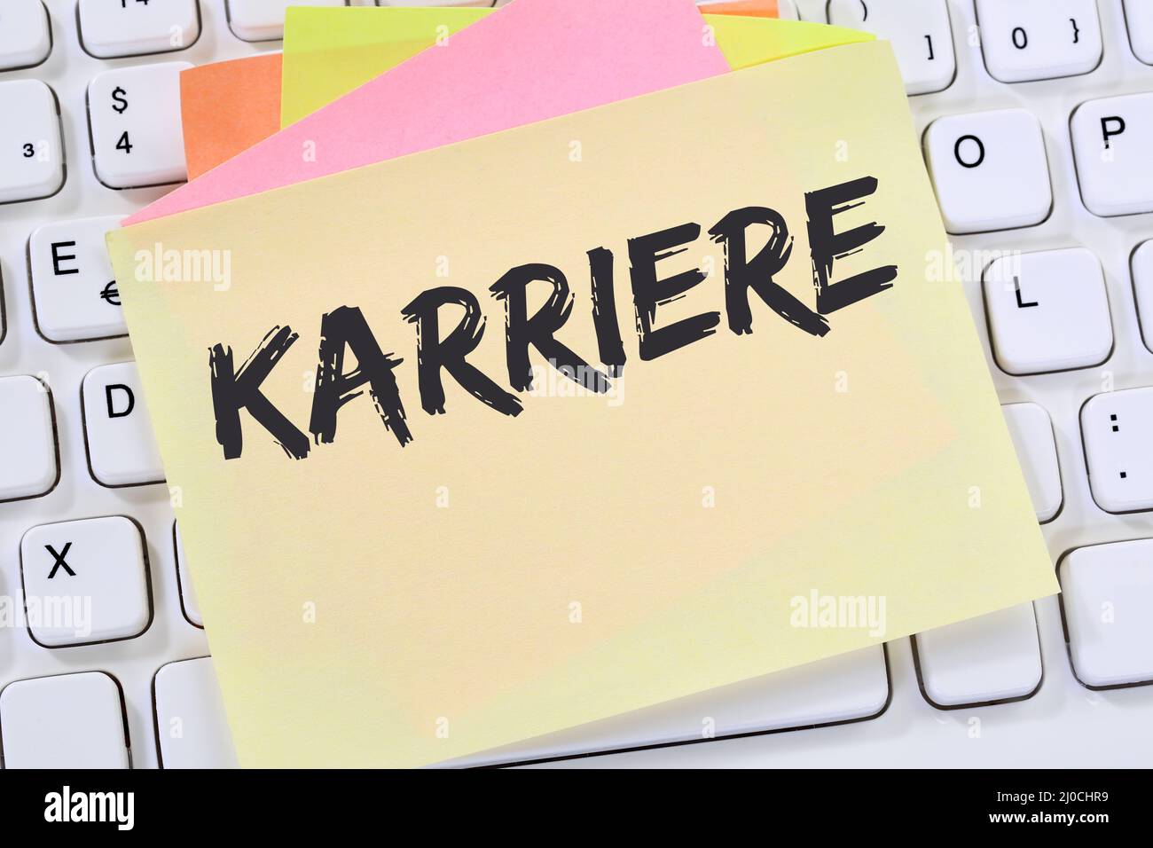 Career successful success at work note business concept Stock Photo - Alamy