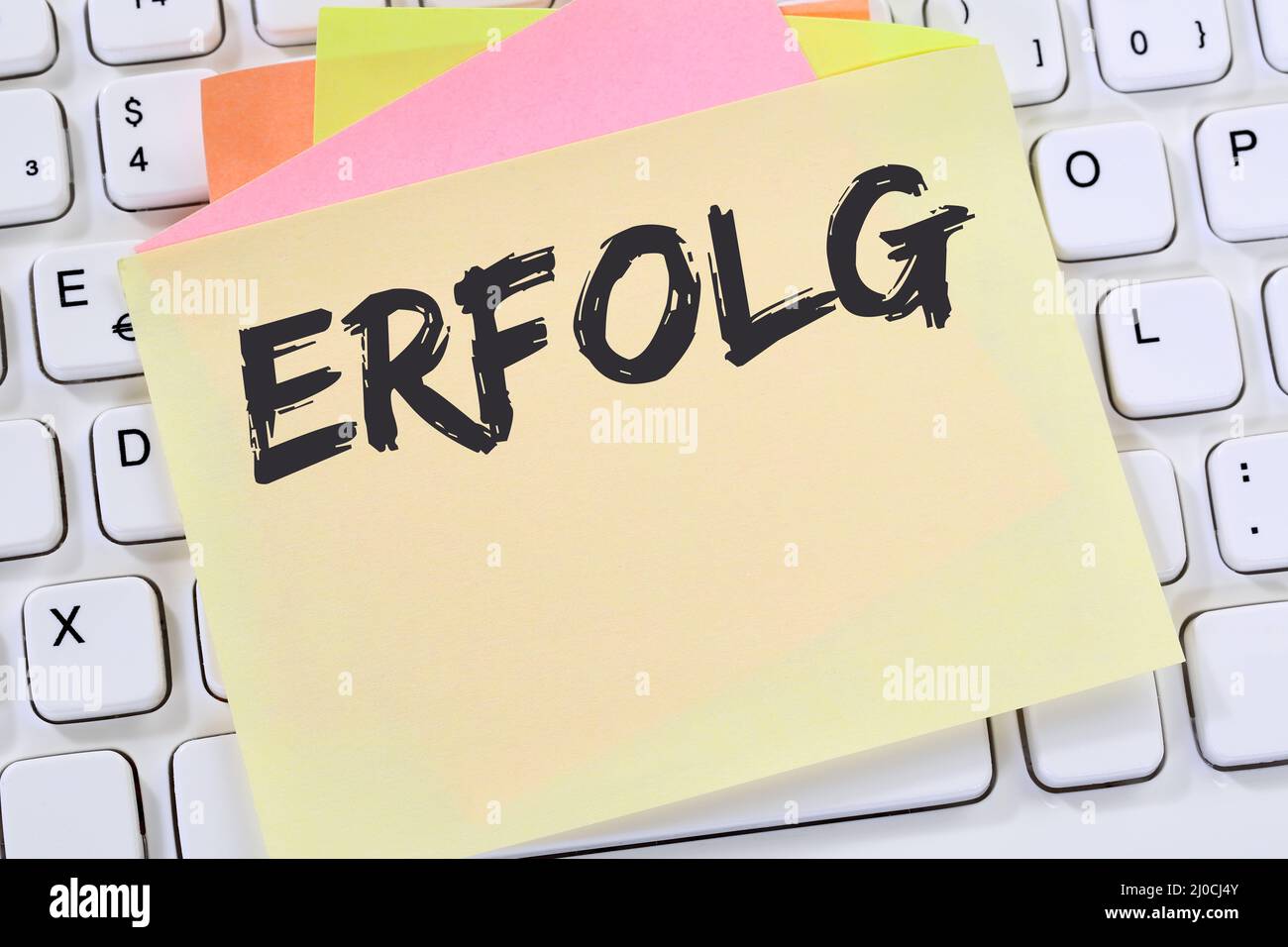 Success successful gain career note business concept Stock Photo - Alamy