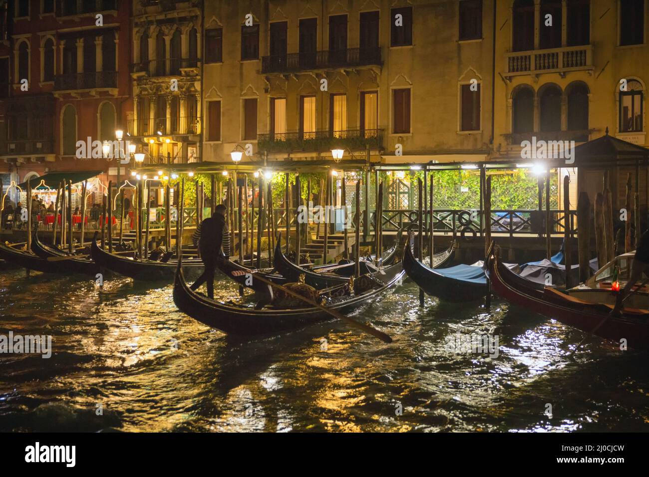Evening View of Venice near Rialto Bridge Stock Photo - Alamy