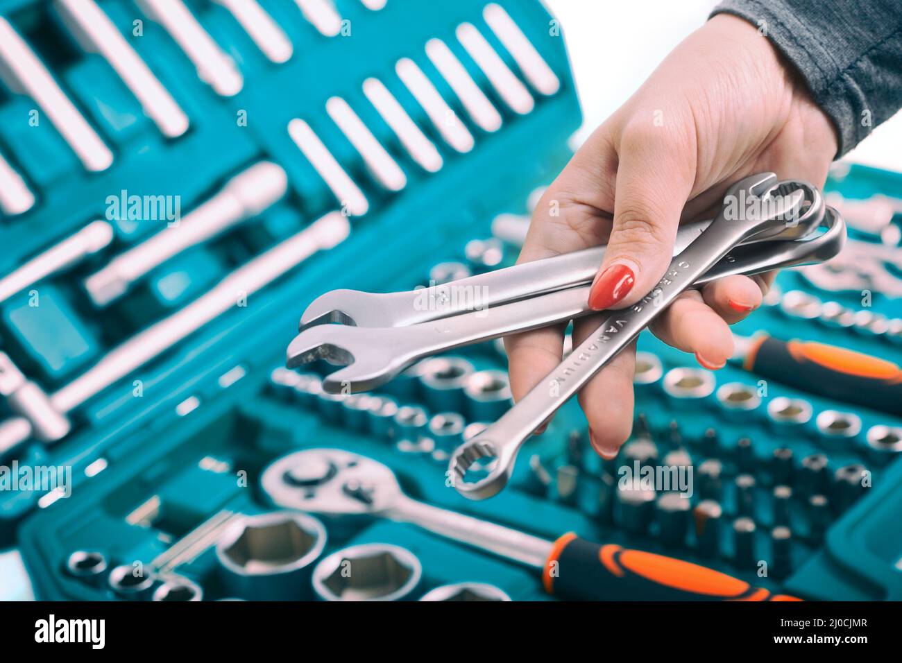 Hand tool box hi-res stock photography and images - Alamy