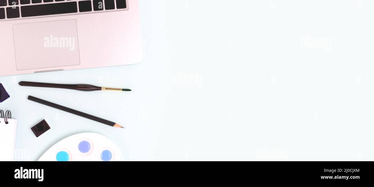 Brush laptop concept computer art hi-res stock photography and images ...