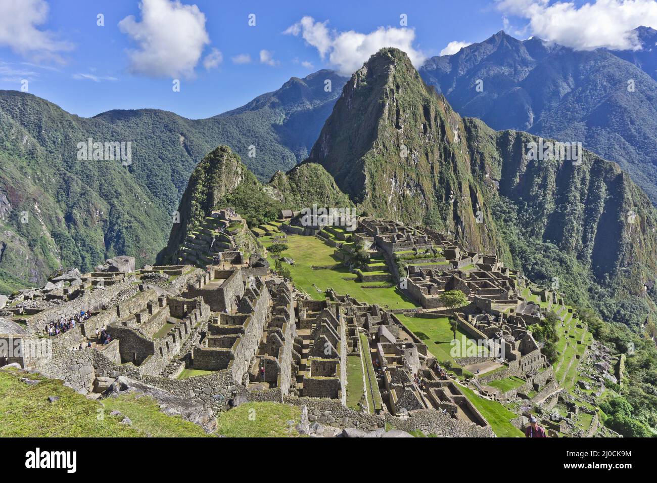 Machu Picchu, sunny day view, Peru, South America Stock Photo - Alamy