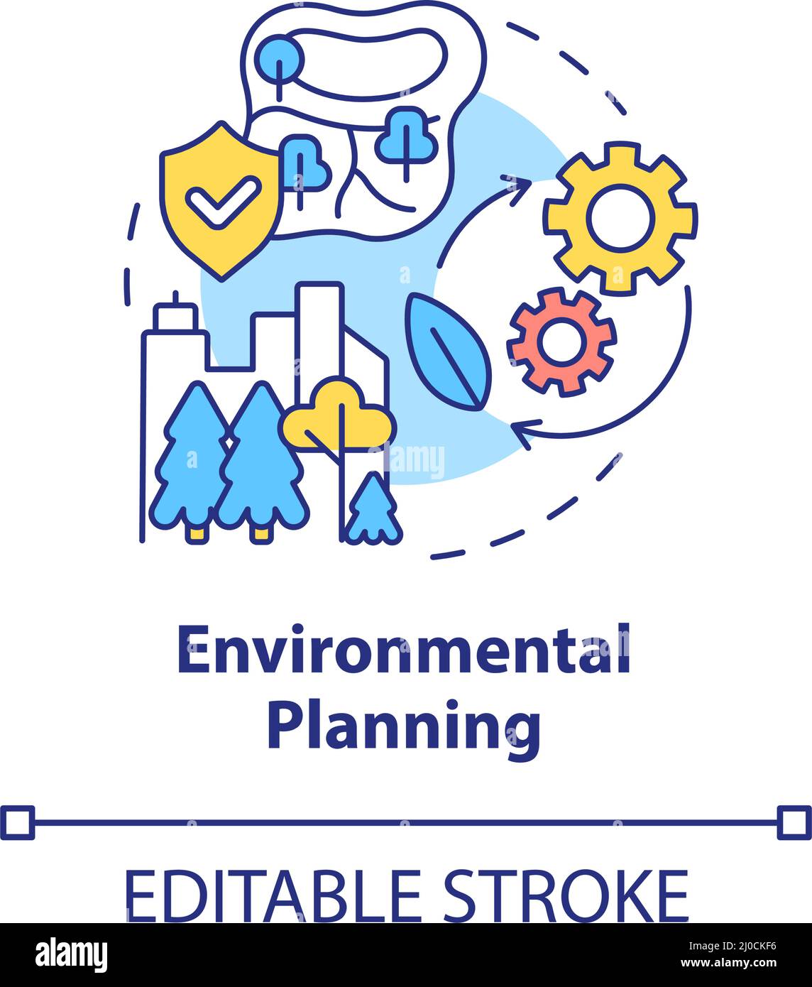 Environmental planning concept icon Stock Vector Image & Art - Alamy