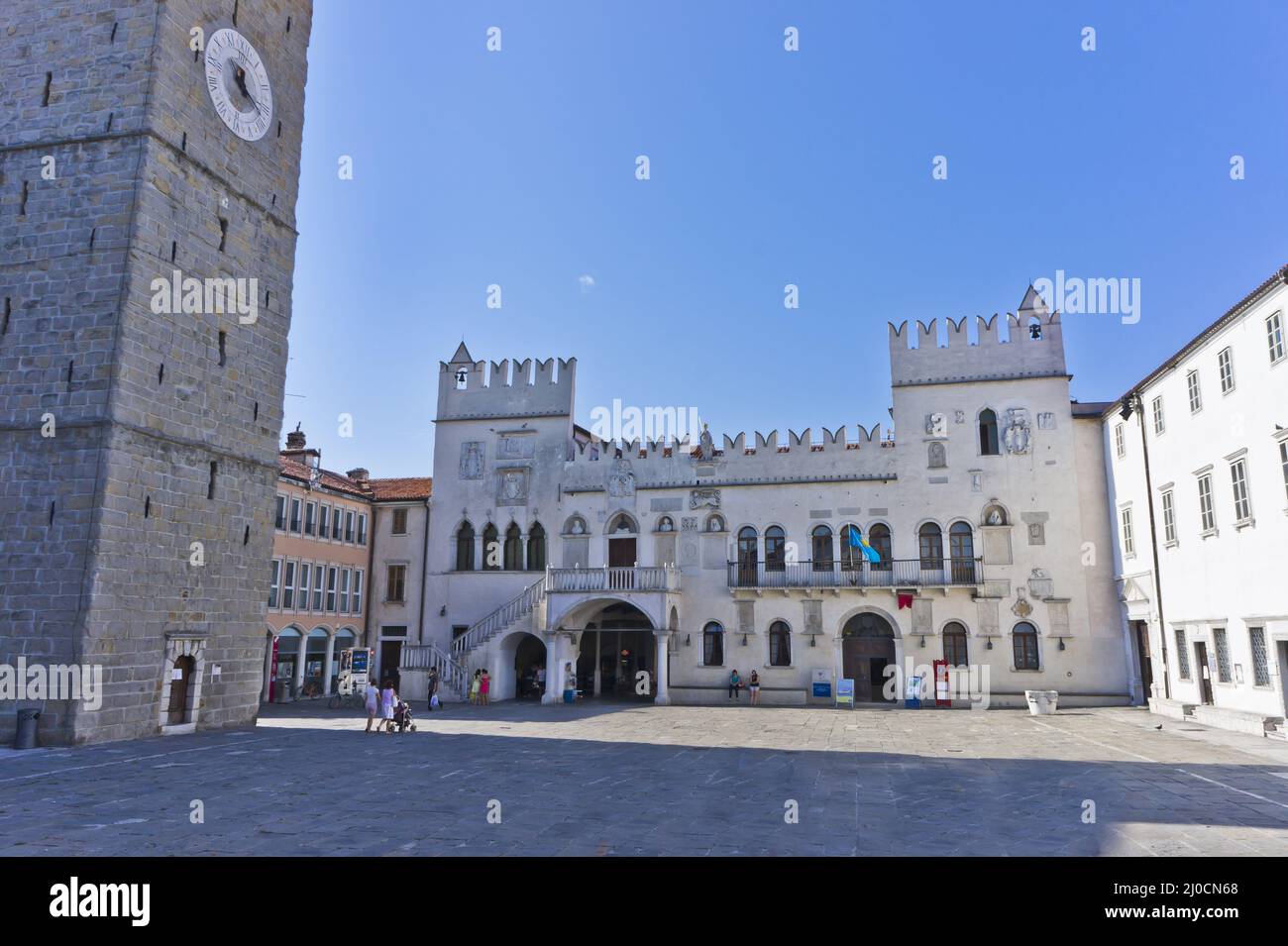 Praetorian palace, Tito Square, Koper, Slovenia Stock Photo - Alamy
