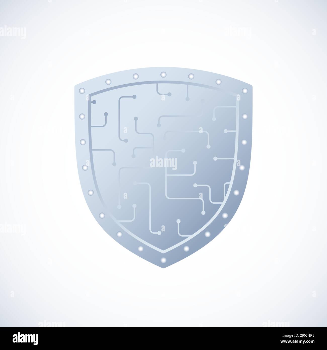 Virtual Reality Security Abstract Vector Sign, Symbol Template. Digital ...