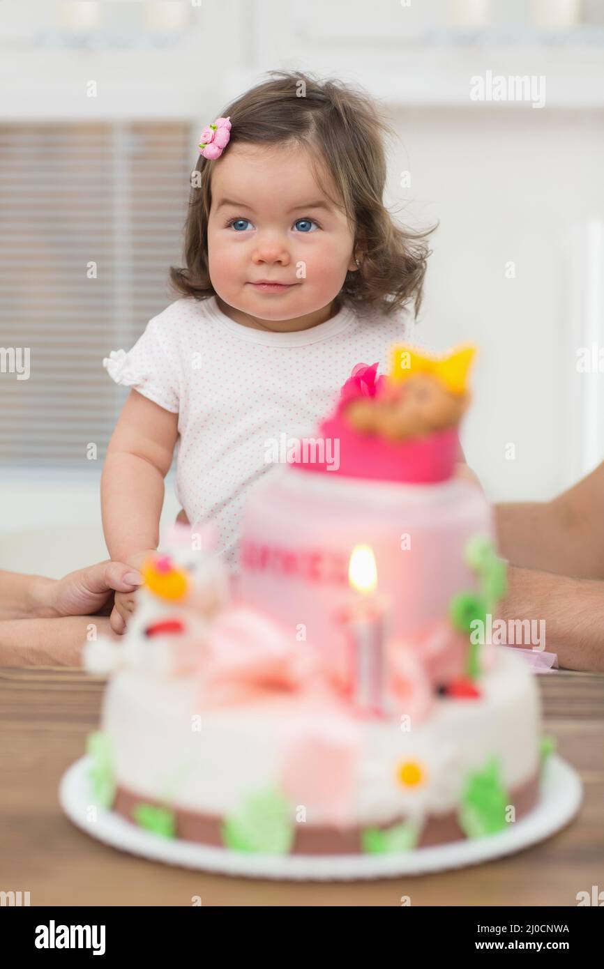 Cute baby girl 1 year Stock Photo - Alamy