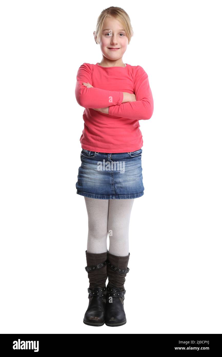 Kid Looking Up Full Body