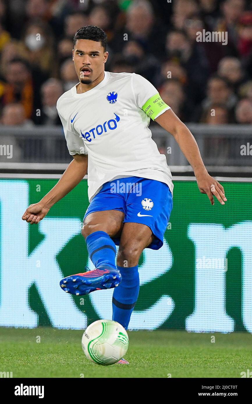 Olimpico Stadium, Rome, Italy. 17th Mar, 2022. Conference League round ...
