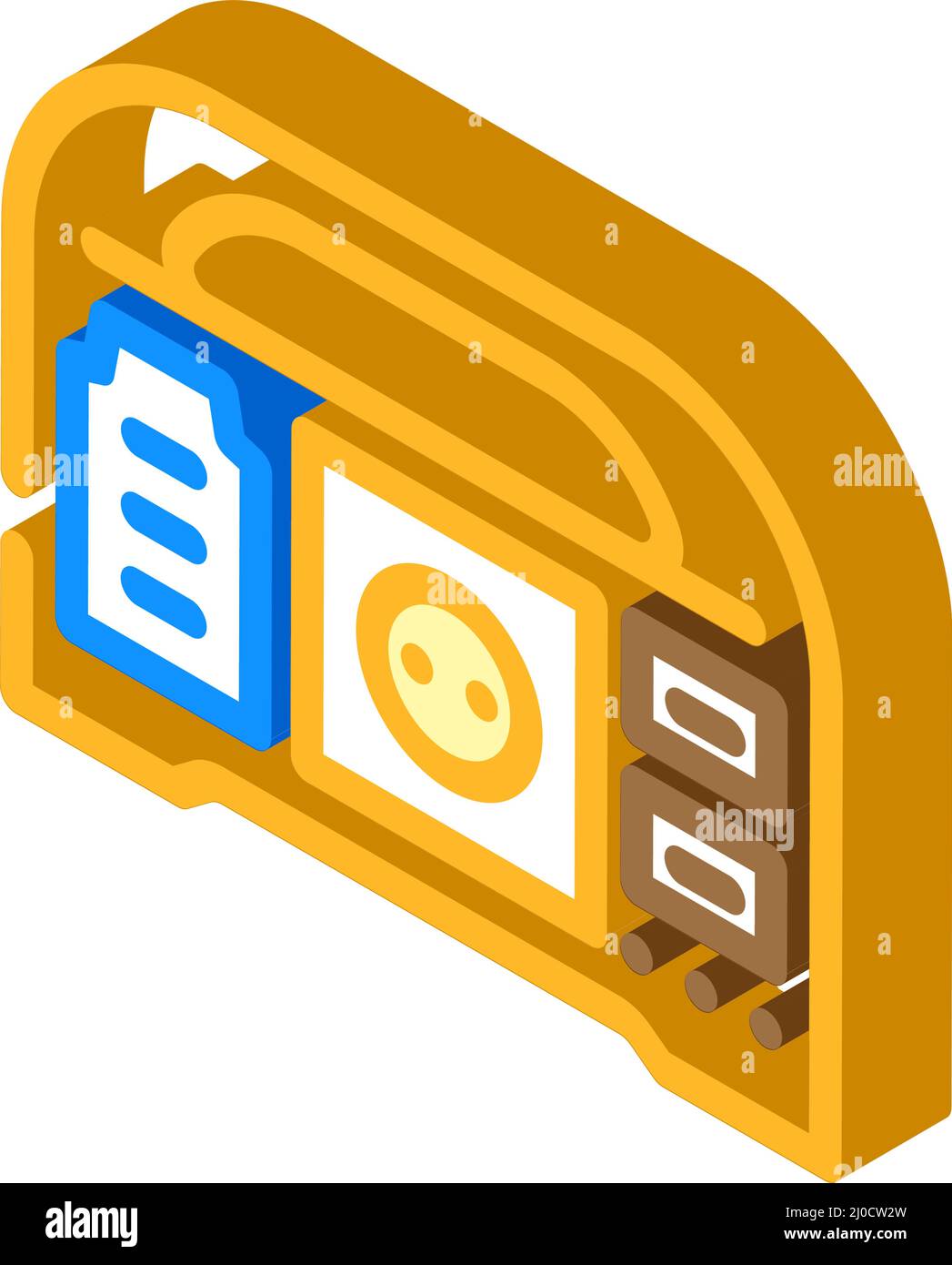 portable power station isometric icon vector illustration Stock Vector ...