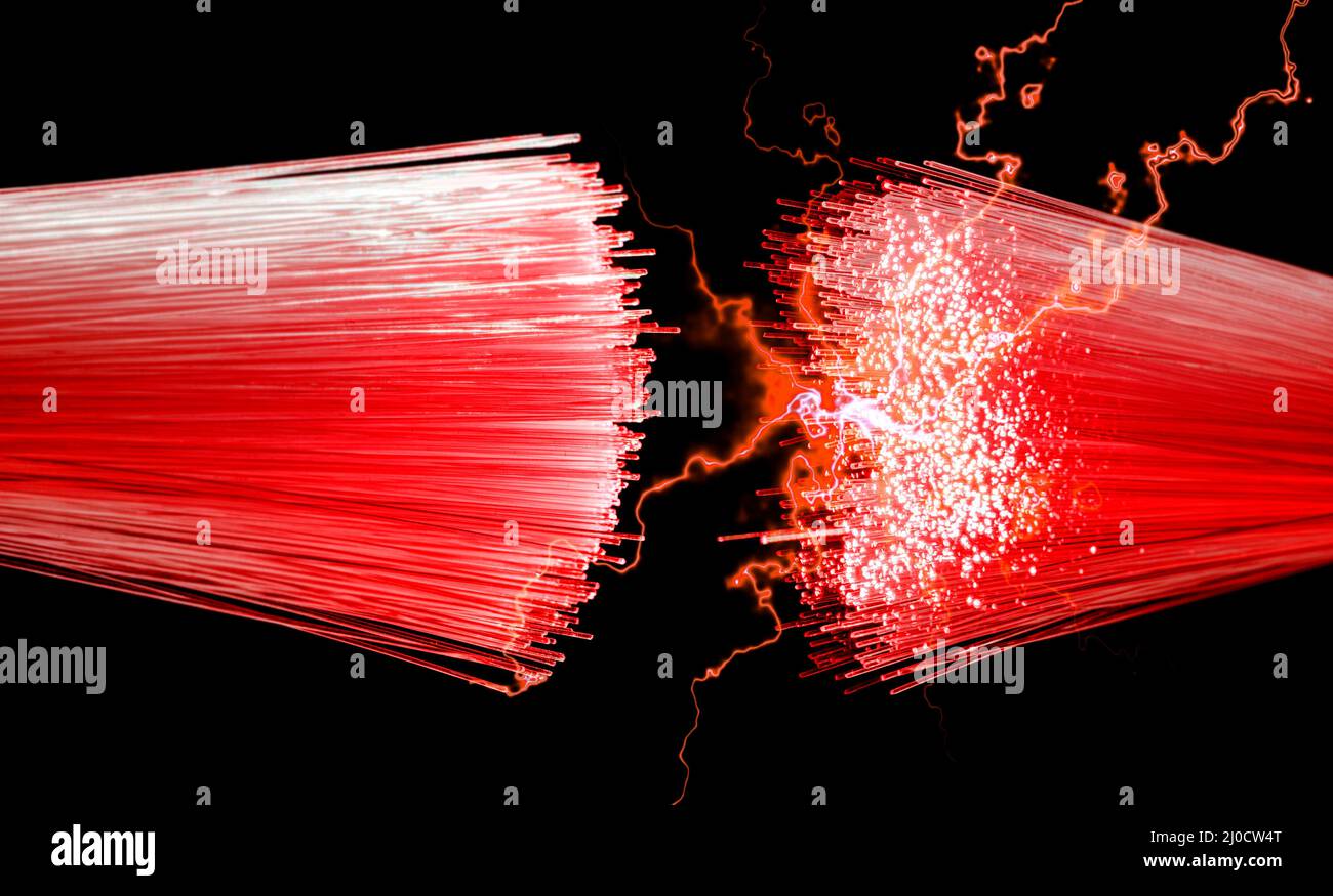 Fiber optic cable cross section hi-res stock photography and images - Alamy
