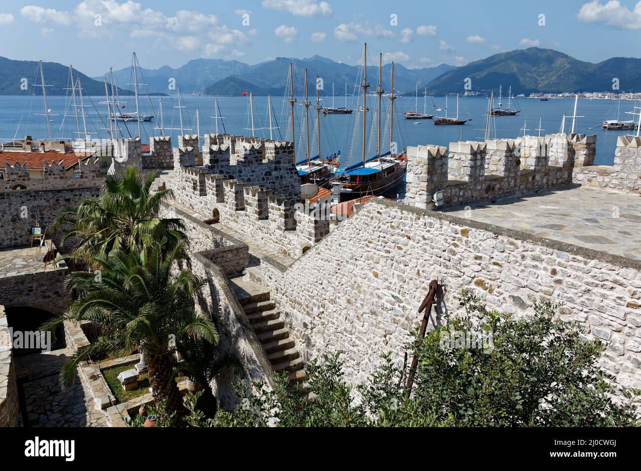 Marmaris - Turkey - Marmaris Castle Stock Photo - Alamy
