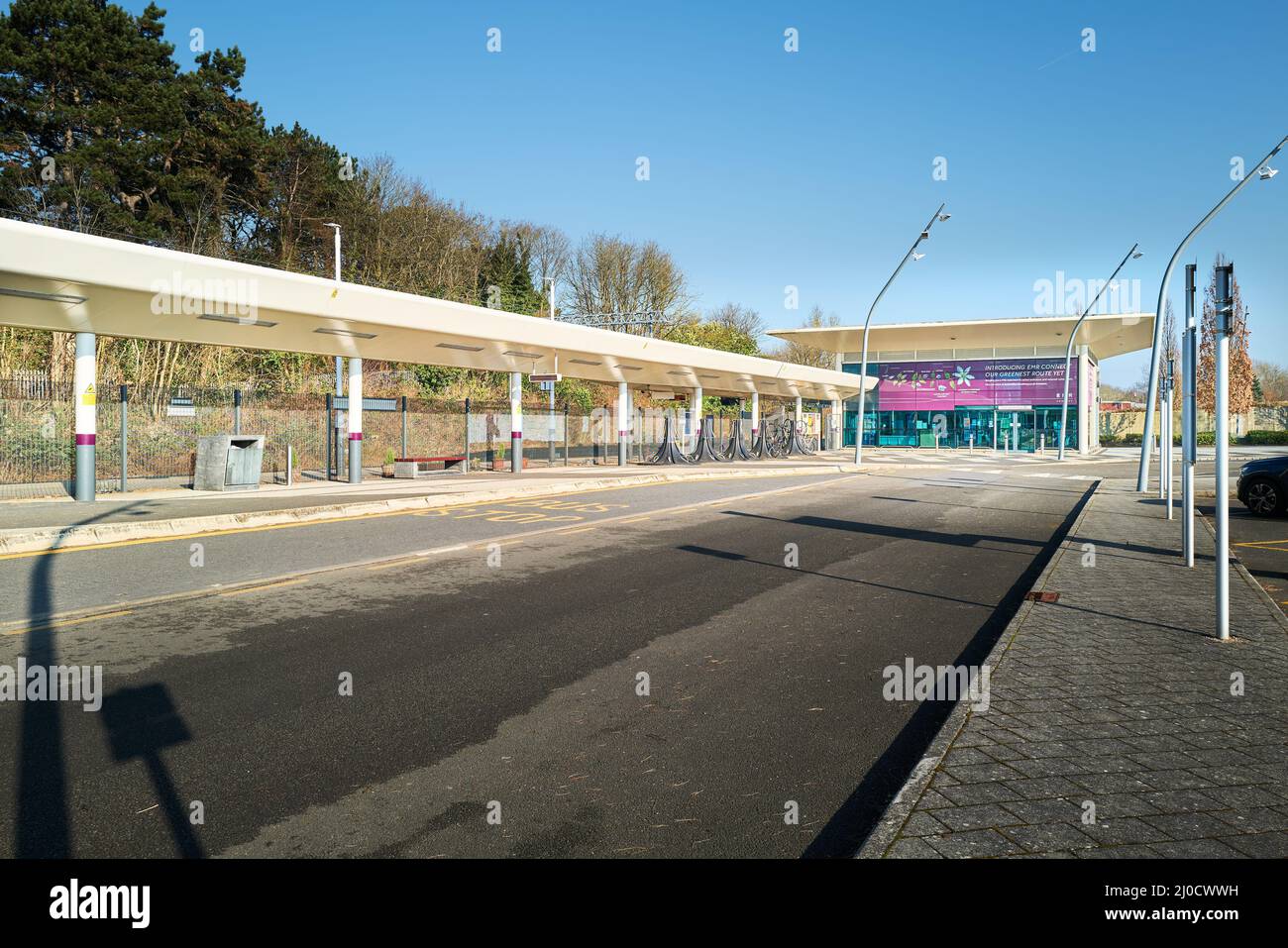 EMR rail station at Corby, England Stock Photo - Alamy