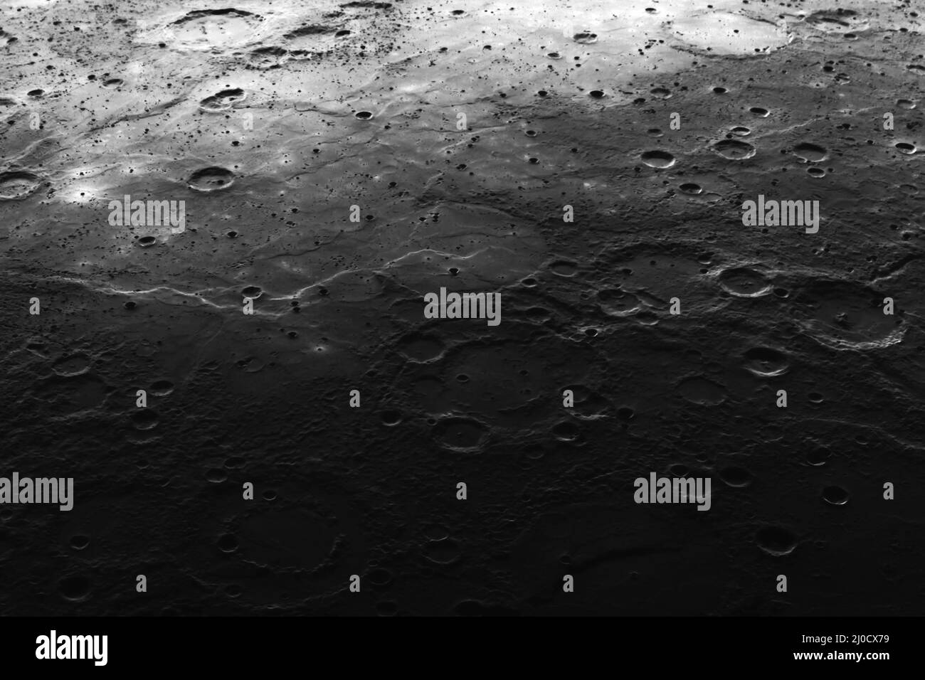 Lunar surface in craters. Elements of this image furnished by NASA ...