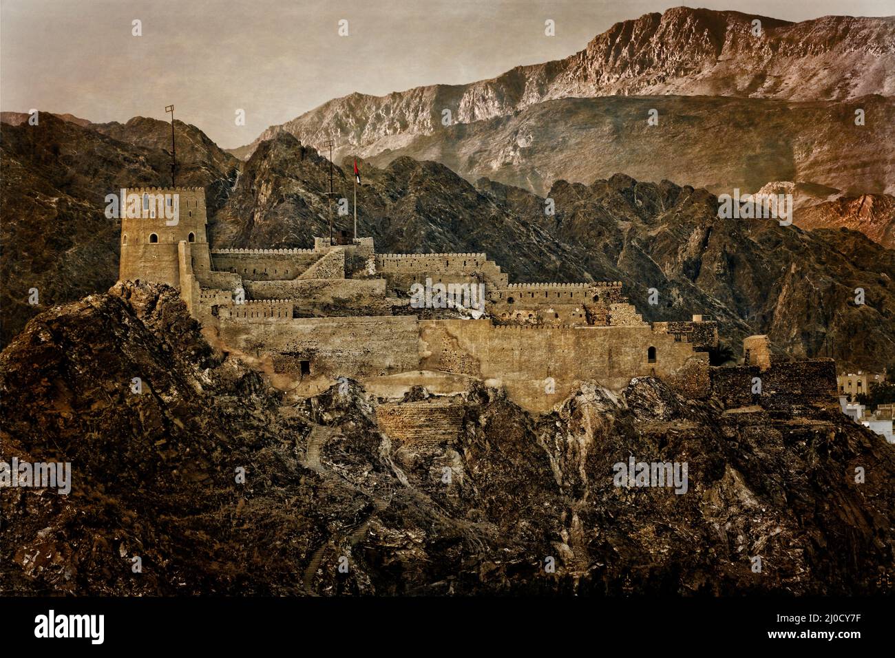 Al Jalali Fort Stock Photo - Alamy