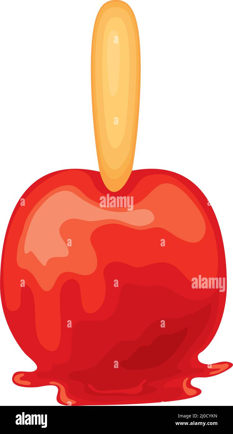 candy apple in stick Stock Vector Image & Art - Alamy