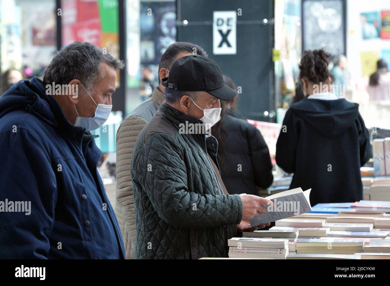 Ankara, Turkey. 18th Mar, 2022. People visit the International Ankara ...
