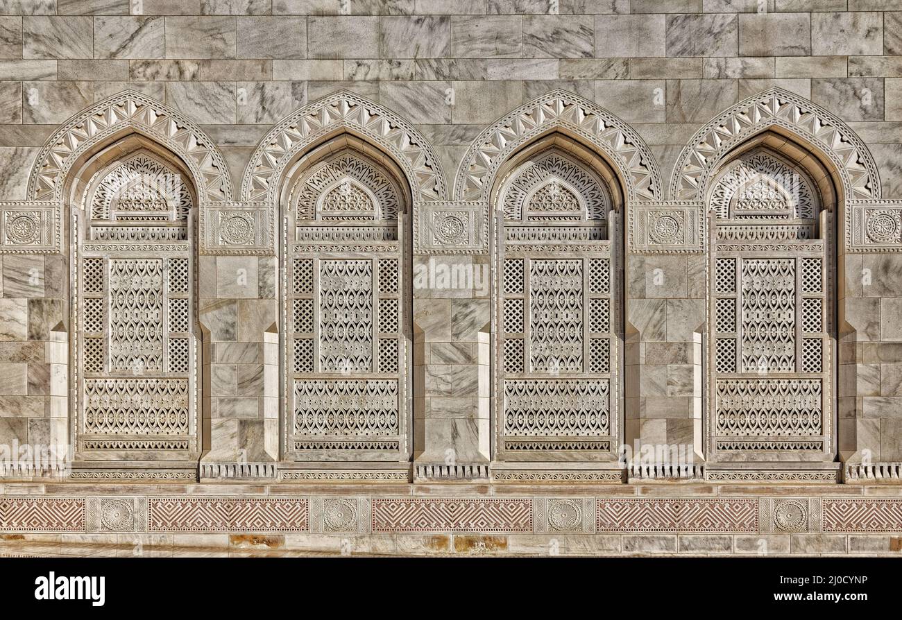 Sultan Qaboos Grand Mosque. Sultanate of Oman Stock Photo - Alamy