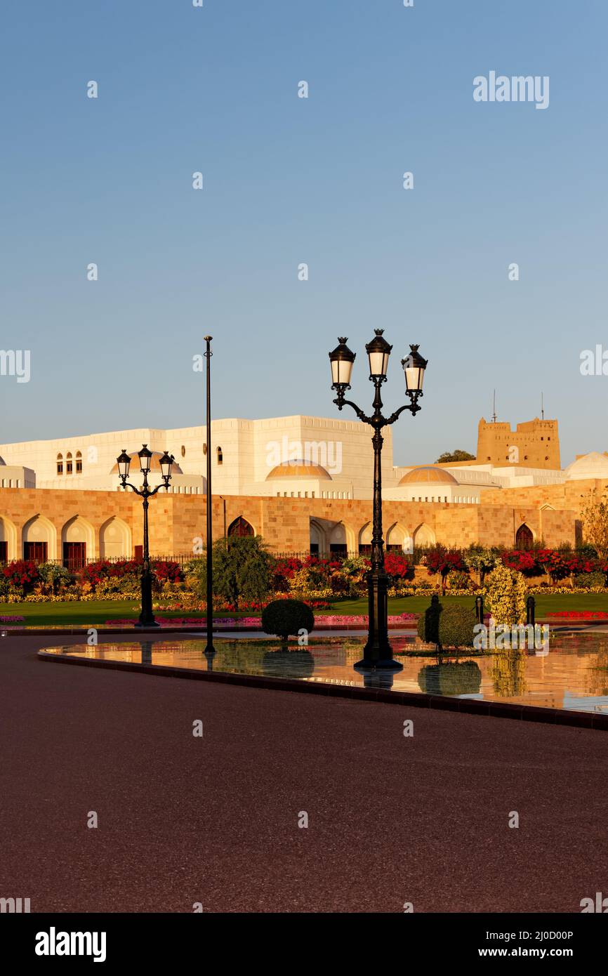 Al Alam Palace - Qaboos bin Said al Said Stock Photo - Alamy