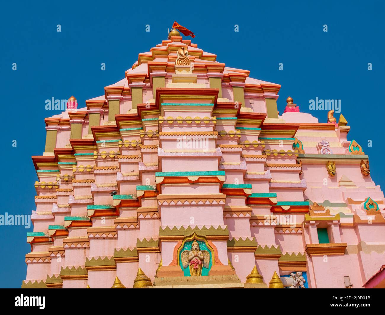 Beautifully painted Kalasa of kunkeshwar temple, Hindu Shiva temple ...