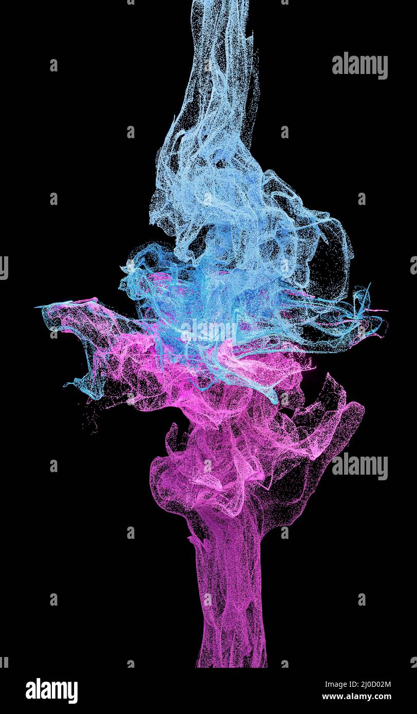 Particle collision liquid hi-res stock photography and images - Alamy